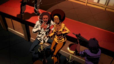Black Dynamite (S02E02): 'Black Jaws!' or 'Finger Lickin' Chicken of ...